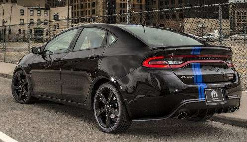 A side shot of the Mopar 13 Dodge Dart | Torque News